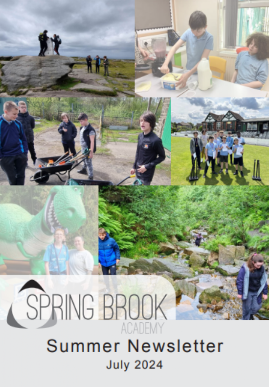 Spring Brook Academy - Spring Brook Upper Summer Newsletter July 2024
