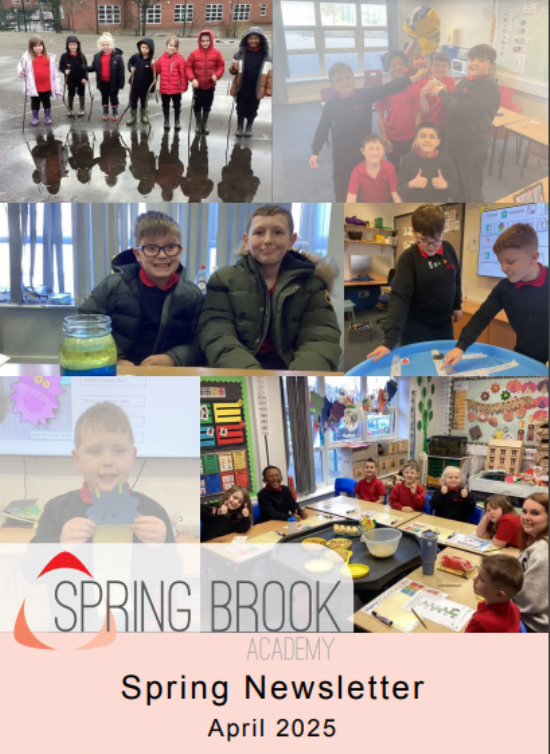 Spring Brook Academy - Spring Brook Lower Spring Newsletter April 2025